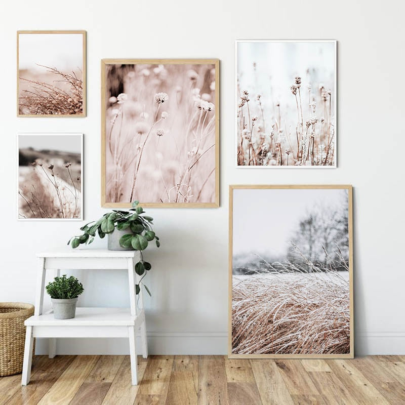 Scandinavian Grassland Poster – Basic Outline Interiors