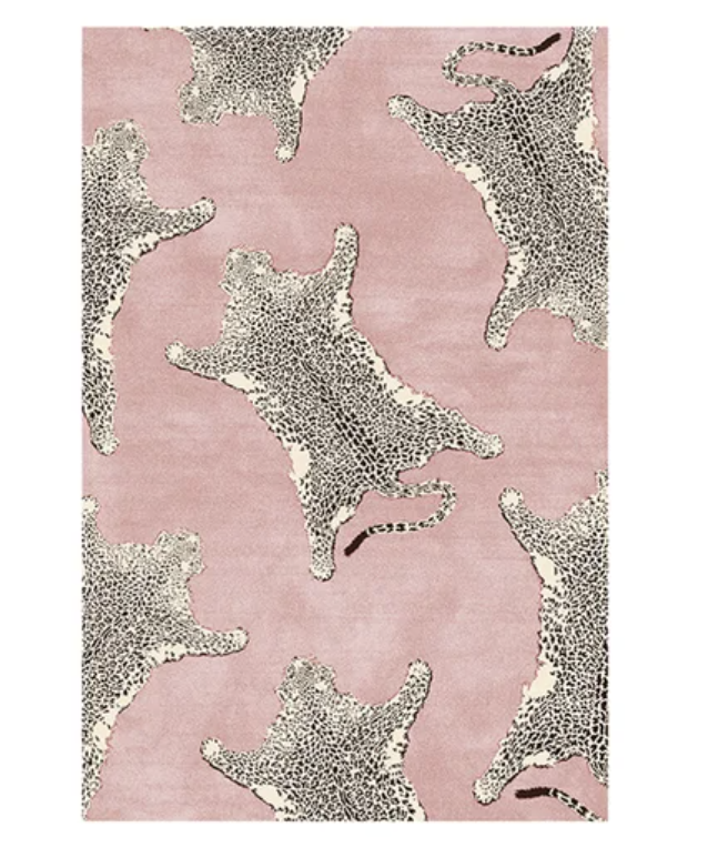 Pink Leopard Rug – Basic Outline Interiors