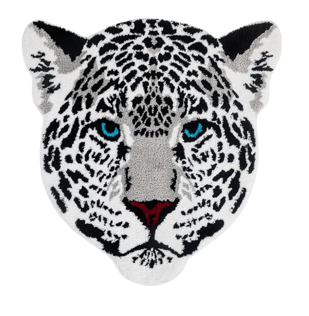 Leopard Head Rug – Basic Outline Interiors