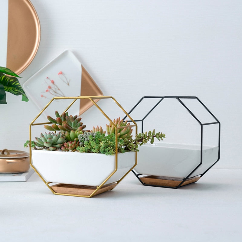 Geometric Planter Pot – Basic Outline Interiors