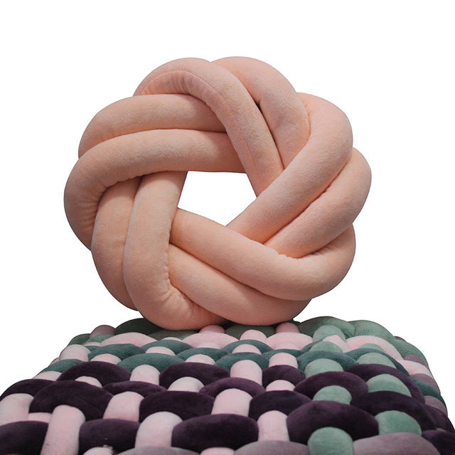 Knotted Ball Cushion 30cm – Basic Outline Interiors